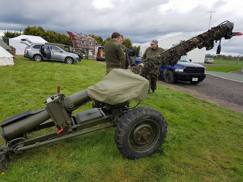 Deactivated 1953 MoBAT Anti Tank Recoilless Rifle 120mm